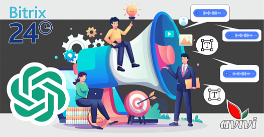 Bitrix24 integration with Avivi's OpenAI: message translation, text-to ...